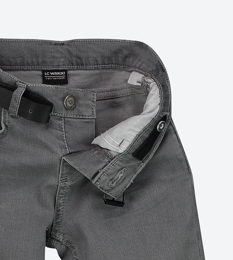 Buy LC Waikiki 5 Pocket 1 Zip Fly Closure Jeans Grey In Grey ...