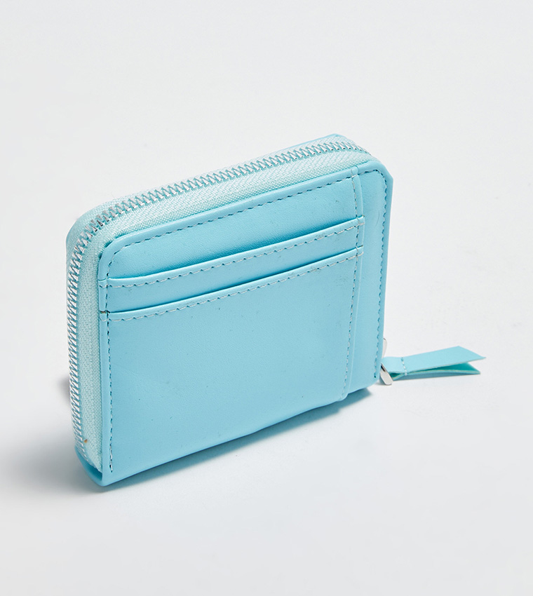 Buy LC Waikiki Label Printed Girl Wallet In Blue | 6thstreet UAE