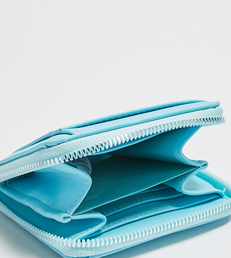 Buy LC Waikiki Label Printed Girl Wallet In Blue | 6thstreet UAE