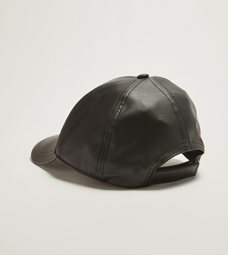Buy LC Waikiki Leather Look Cap Hat In Black | 6thStreet Bahrain