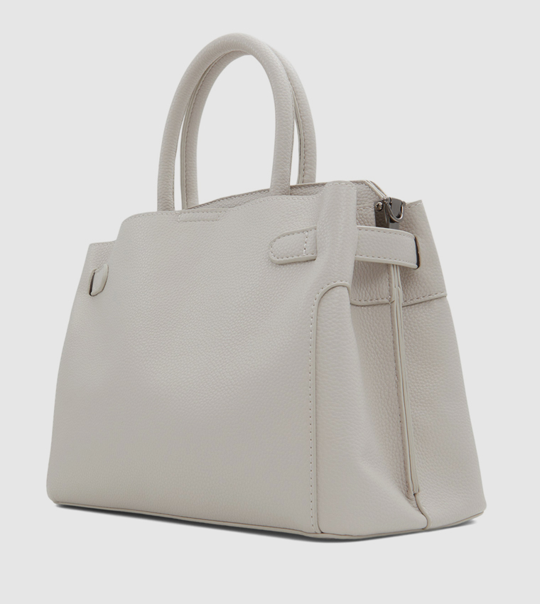 Buy Call It Spring LEMERCIER Textured Top Handle Bag In Grey ...