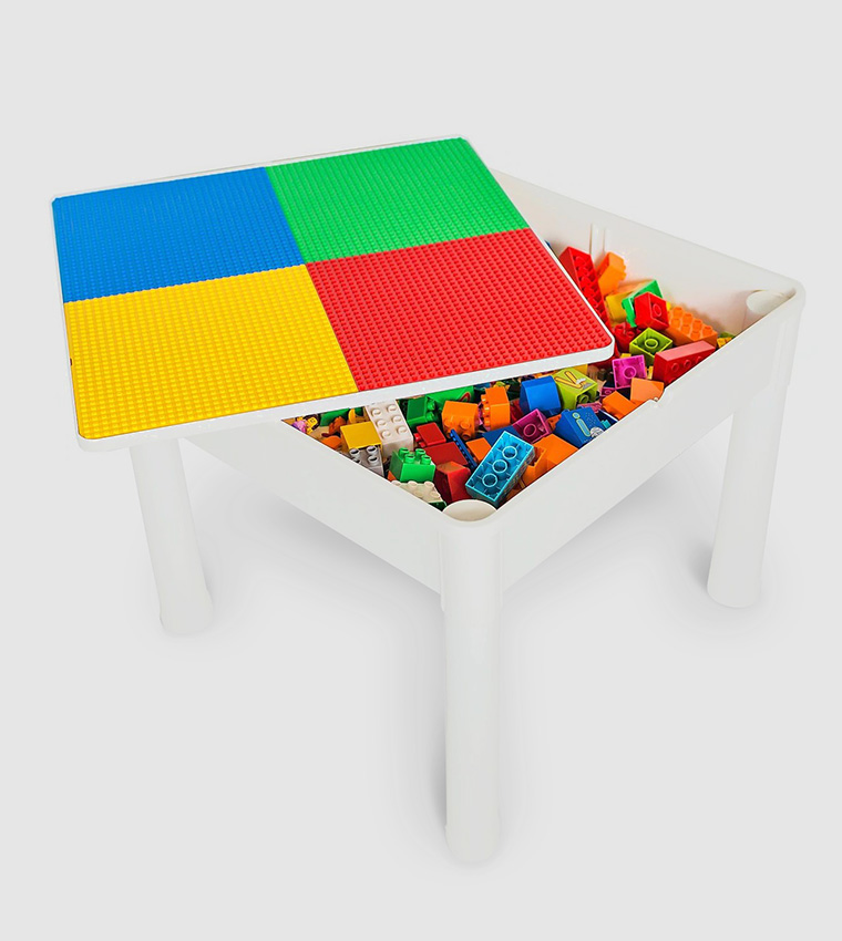 Buy Little Story 4 In 1 Activity And Block Table With 50 Blocks In ...