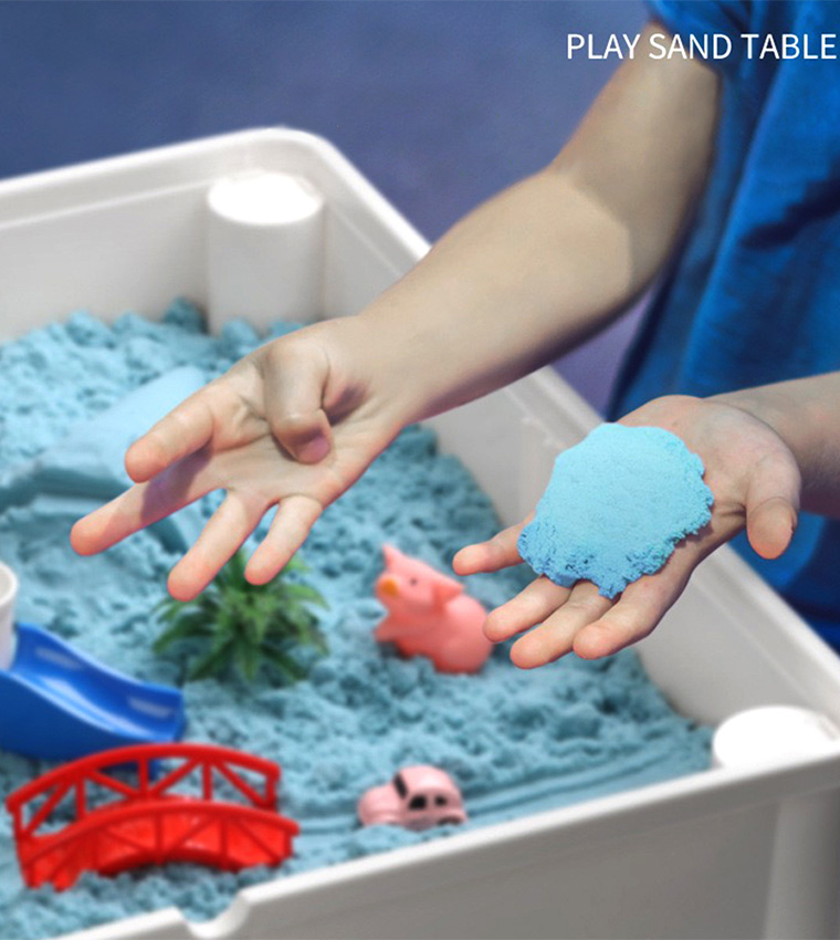 Buy Little Story 4 In 1 Activity And Block Table With 50 Blocks In ...