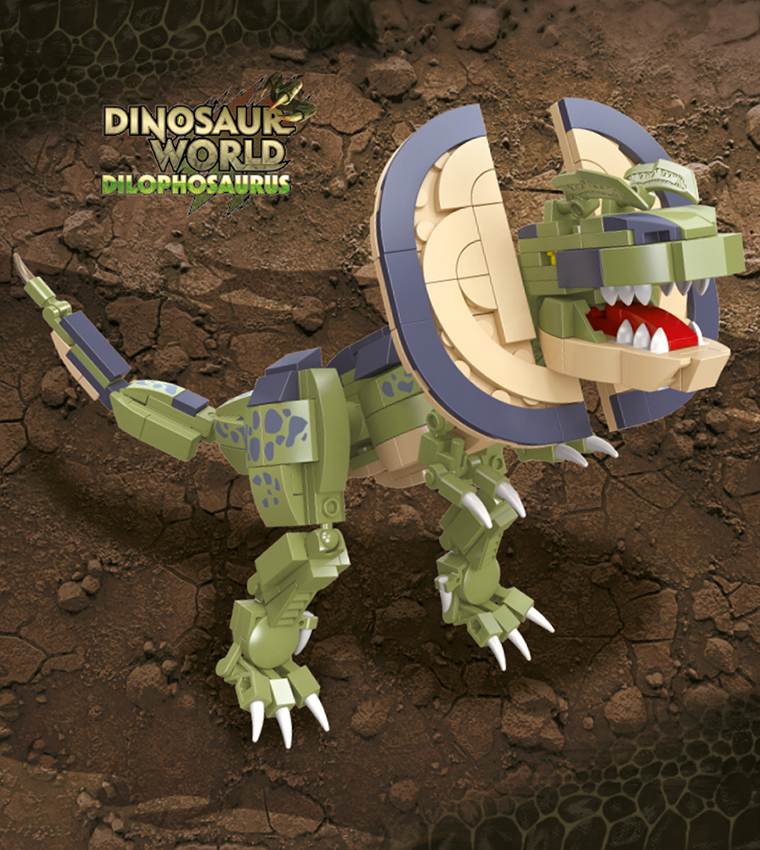 Buy Little Story Block (Leg Godt) Toy Dinosaurs World Double Crowned ...