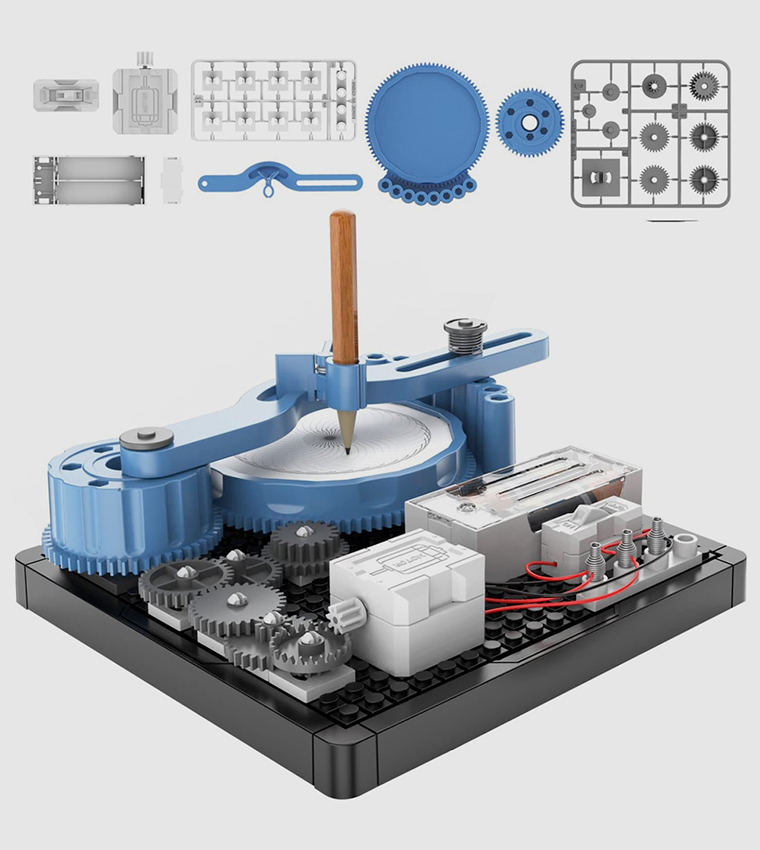 Buy Little Story DIY 48 Pattern Electrical Painting Plotter Instrument ...