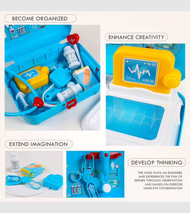 Buy Little Story Role Play Hospital/Doctor Set Box Backpack (17 Pcs) In ...