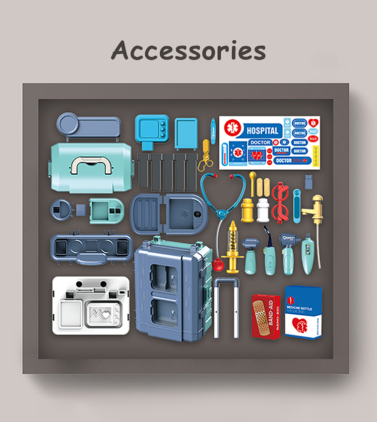 Buy Little Story @ Sambox Role Play Doctor/Hospital Toy Set Luggage ...