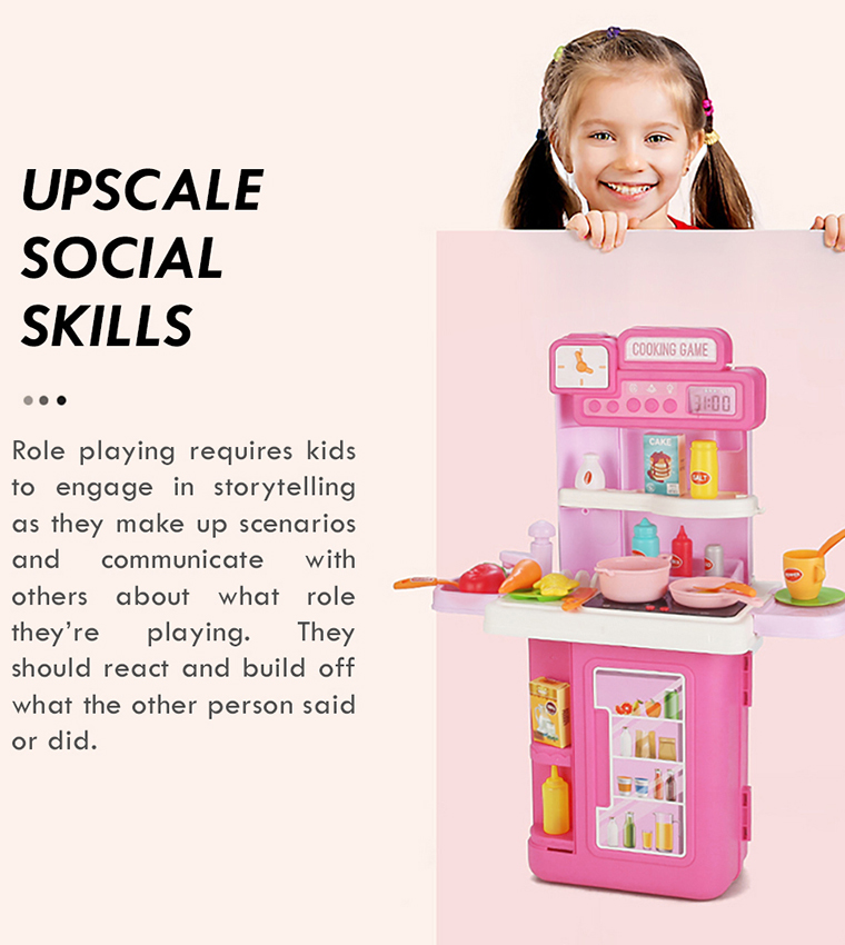 Buy Little Story Role Play Chef/Kitchen/Restaurant Toy Set Luggage Case ...