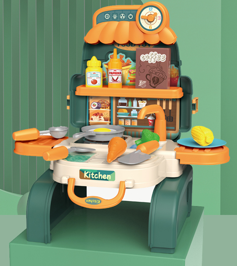 Buy Little Story Role Play Chef/Kitchen/Restaurant Toy Set School Bag ...