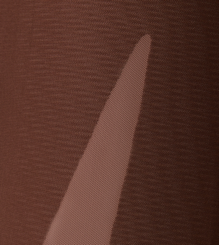 Buy Calvin Klein Mid Thigh Shaper Shorts In Brown | 6thStreet Saudi Arabia