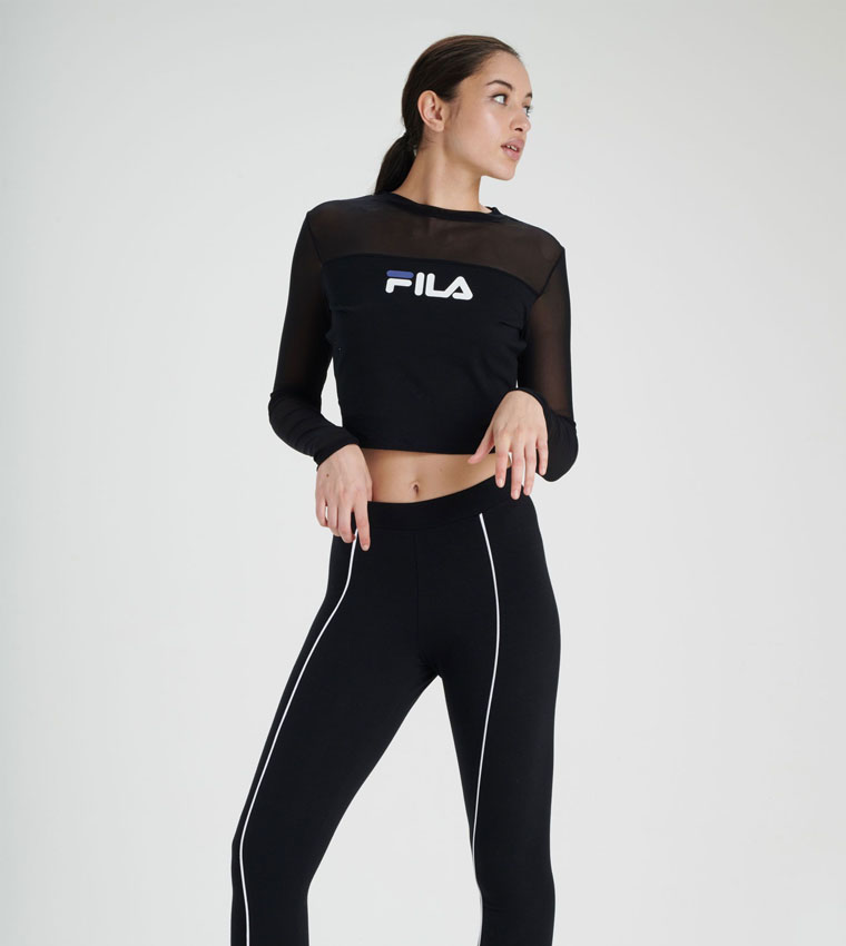 Buy Fila Tops Black In Black | 6thStreet Kuwait