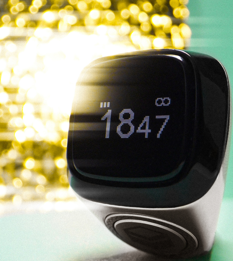 Buy IQIBLA @ SAMBOX Smart Tasbih Zikr Aluminium Ring, 20mm In Silver ...