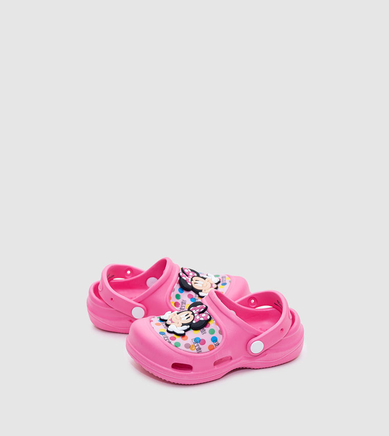 Buy Minnie Mouse Micro Injection Minnie Mouse Slingback Clogs In Pink ...