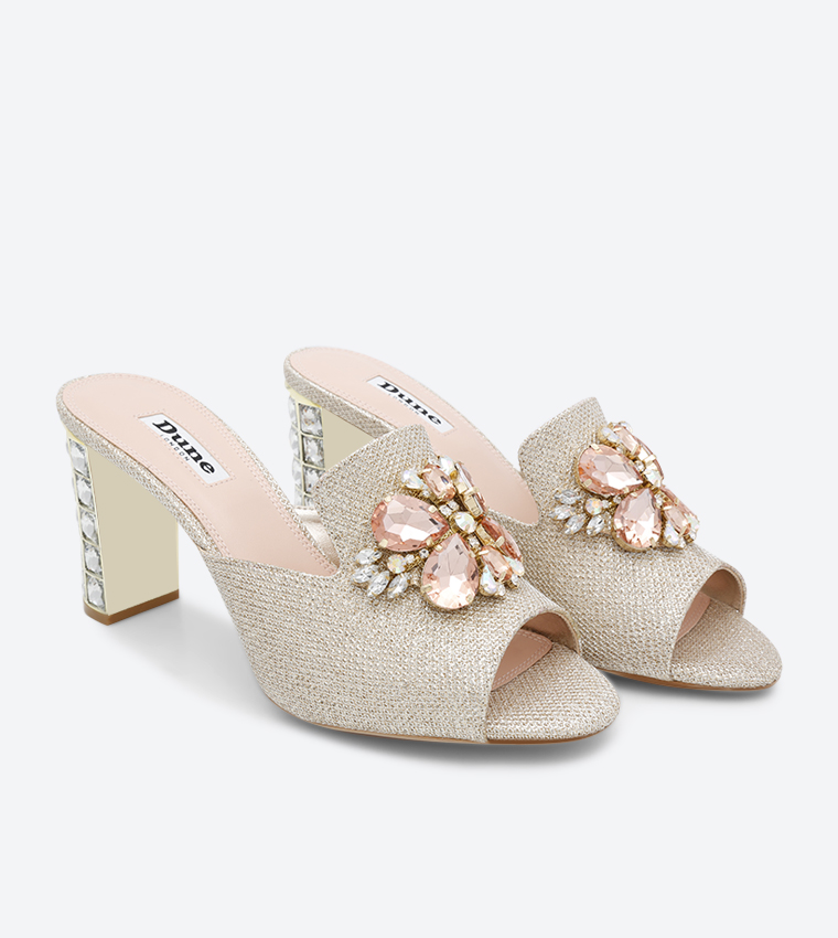Buy Dune London Mauritius Di Mules Metallic MAURITIUS DI In Metallic ...