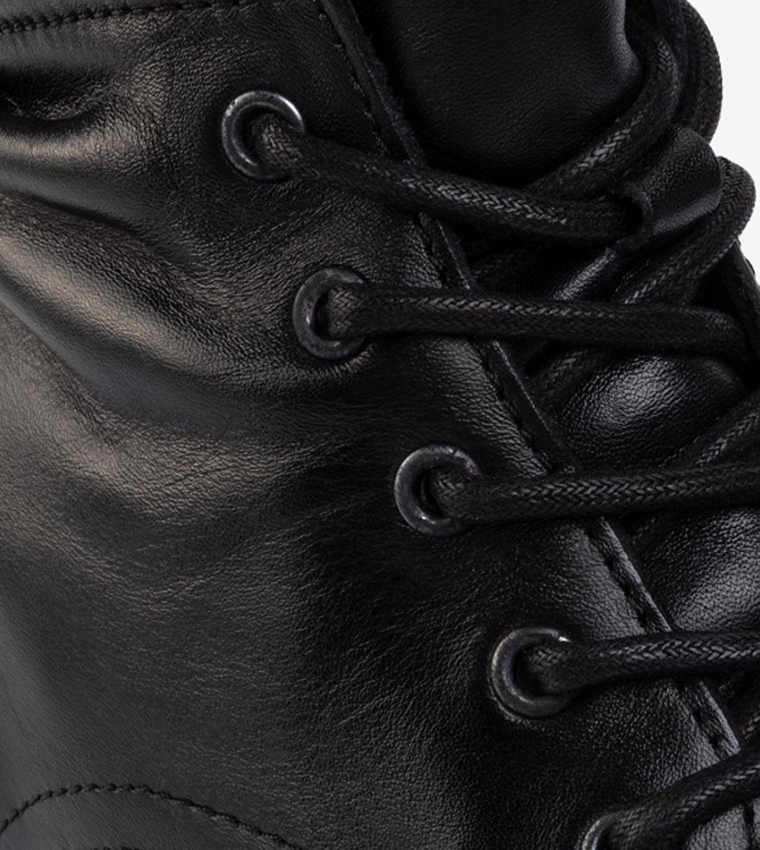 Buy Gino Rossi @ CCC Block Heel Round Toe Boots Black In Black ...