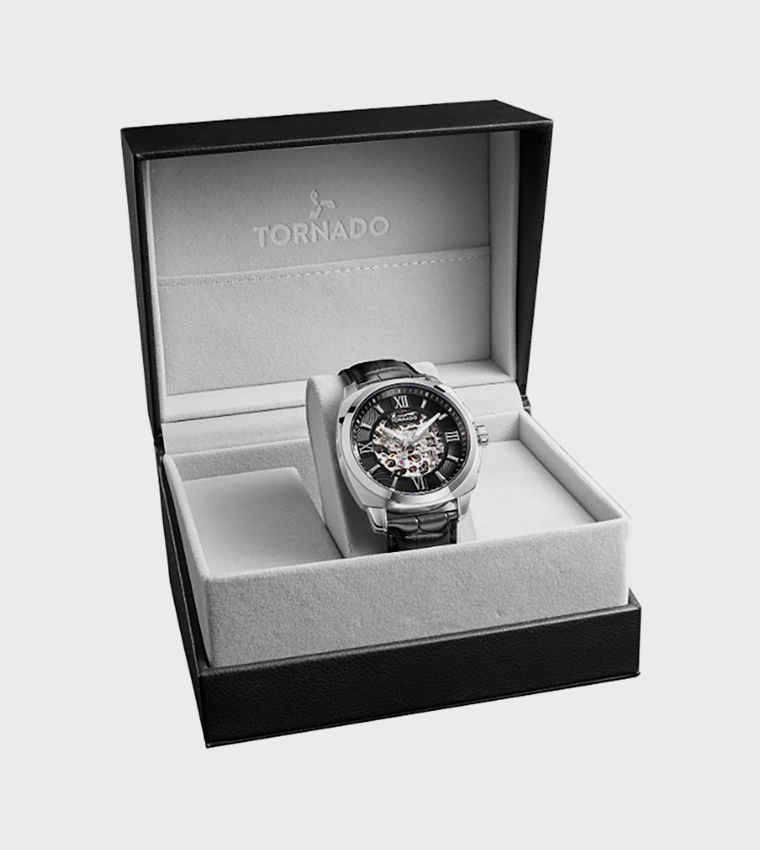 Buy Tornado Autonova 8N24 Automatic Watch In Black | 6thStreet Saudi Arabia