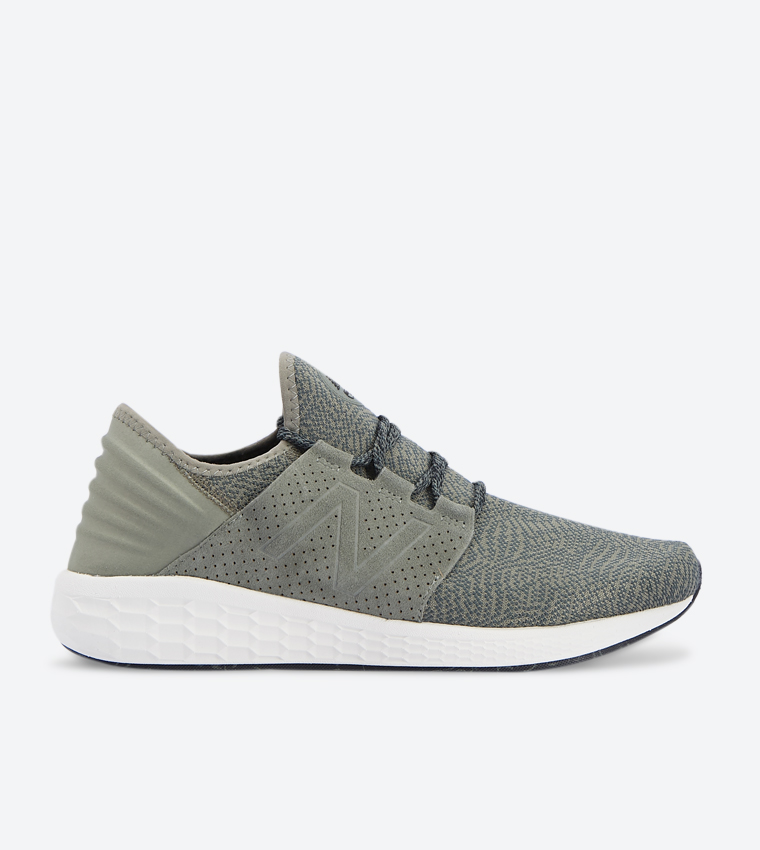 Buy New Balance Fresh Foam Cruz Decon Lace Up Running Shoes Green In ...