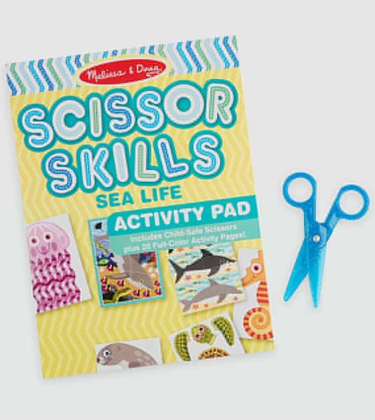 Buy Melissa And Doug Scissor Skills Sea Life Activity Pad In Multiple ...