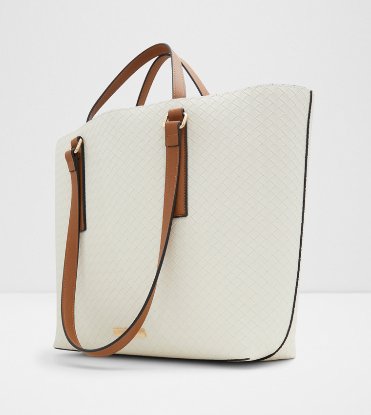 Buy Aldo MIALIA Logo Detail Tote Bag In Beige | 6thStreet UAE