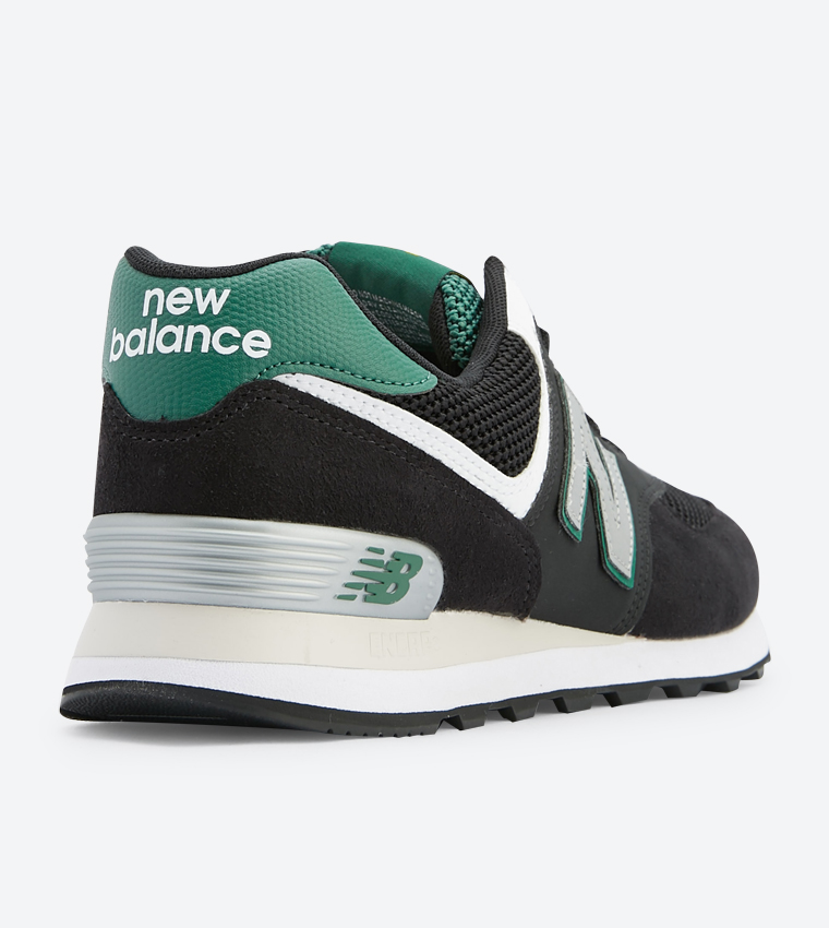 Buy New Balance 547 Round Toe Lace Up Sneakers Black In Black ...