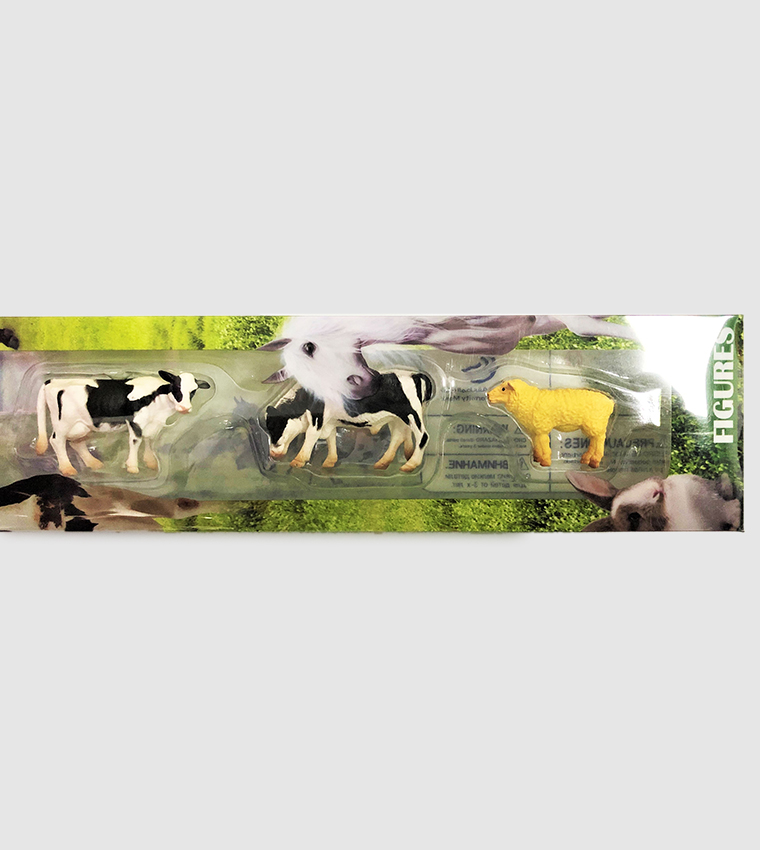 Buy Toonz Pack Of 6 Mini Wild Life Animals Figures In Multiple Colors ...