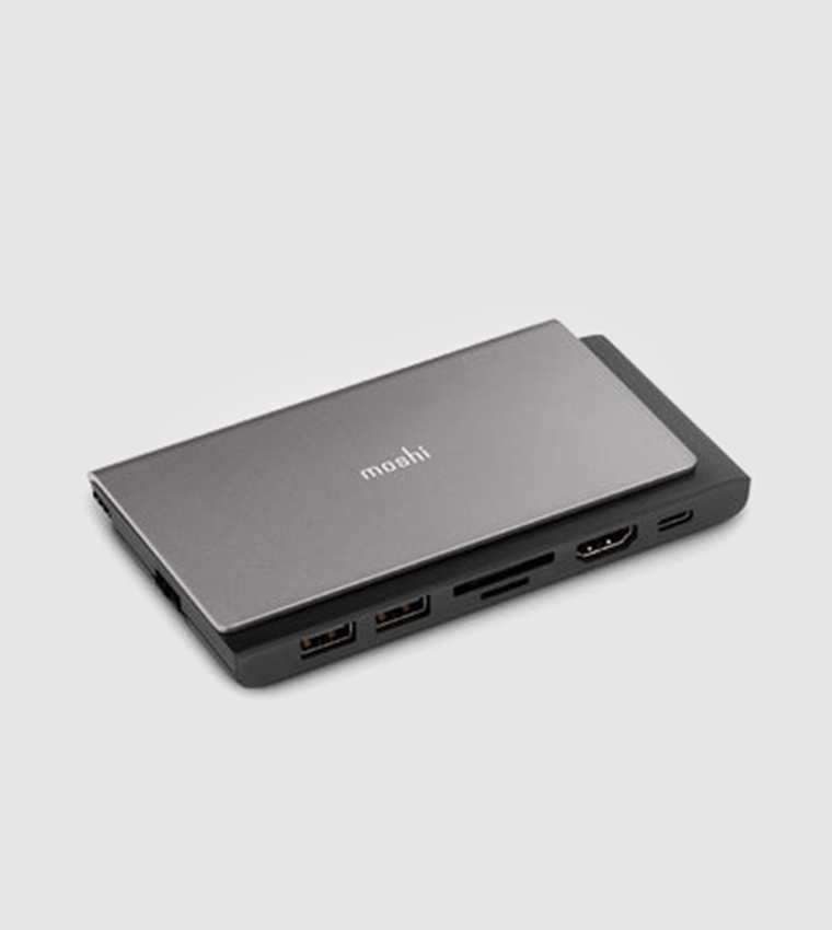 Buy Moshi Symbus Mini 7 In 1 Portable Usb C Hub Gray In Grey ...