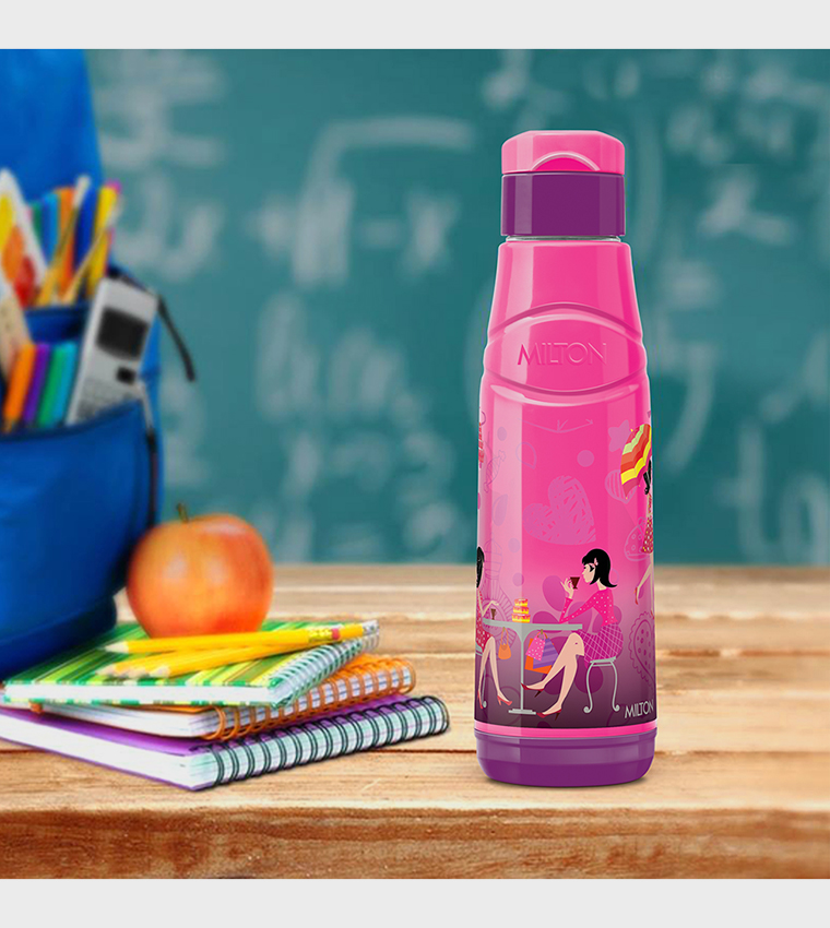 Buy Milton @ Sambox Kool Fun Water Bottle, 515ml In Pink | 6thStreet UAE