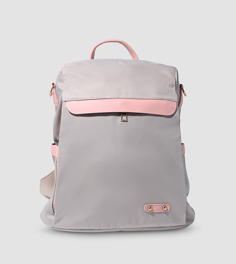 Buy HIS & HERS Snake Print Mini Backpack In Black | 6thStreet Qatar