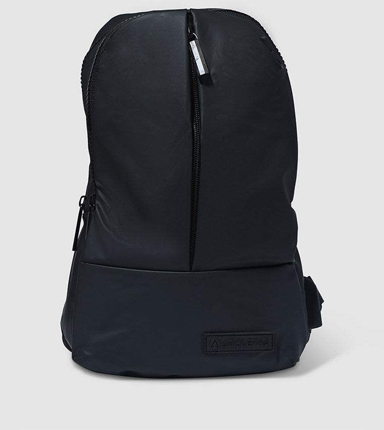 Buy HIS & HERS Solid Design Backpack In Black | 6thStreet Qatar