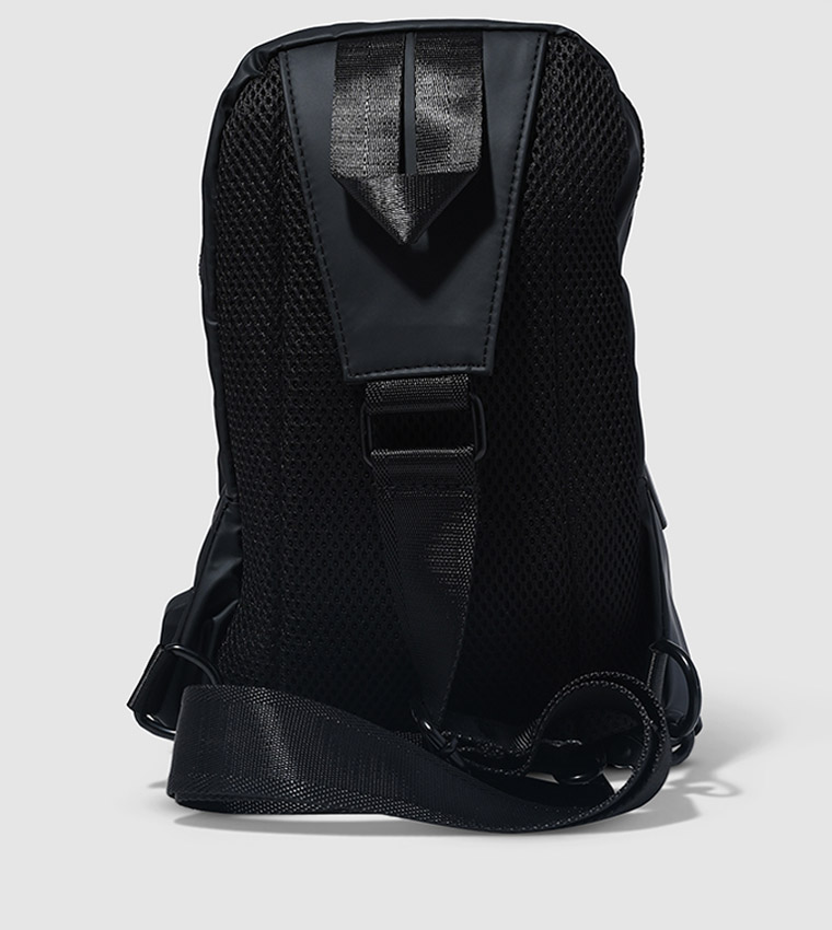 Buy HIS & HERS Solid Design Backpack In Black | 6thStreet Qatar