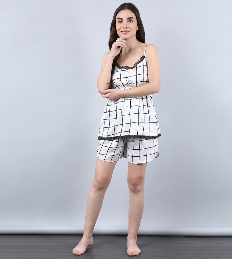 Buy HIS & HERS Checkered Teddy Set In Multiple Colors | 6thStreet Qatar