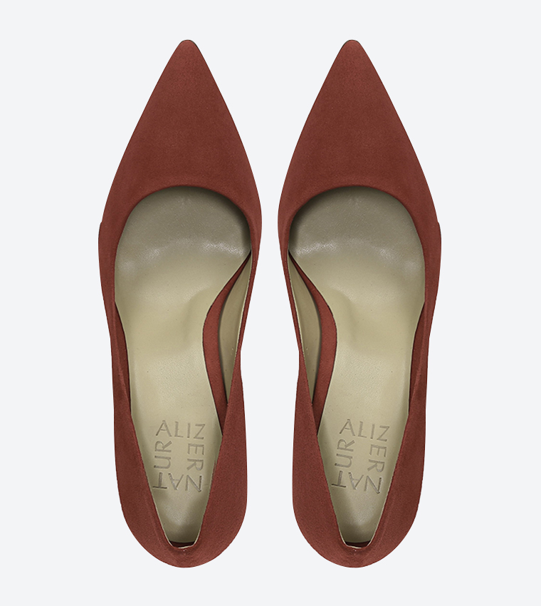Buy Naturalizer Anna Pointed Toe Pumps In Red | 6thStreet UAE