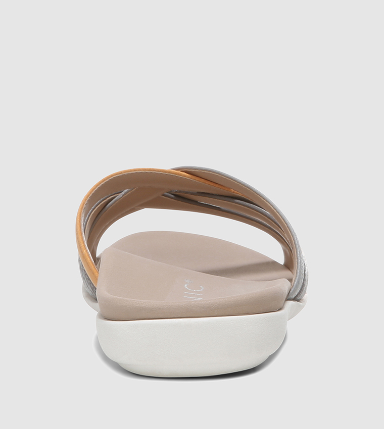 Buy Vionic DAVA Strappy Sandals In Grey | 6thStreet Saudi Arabia