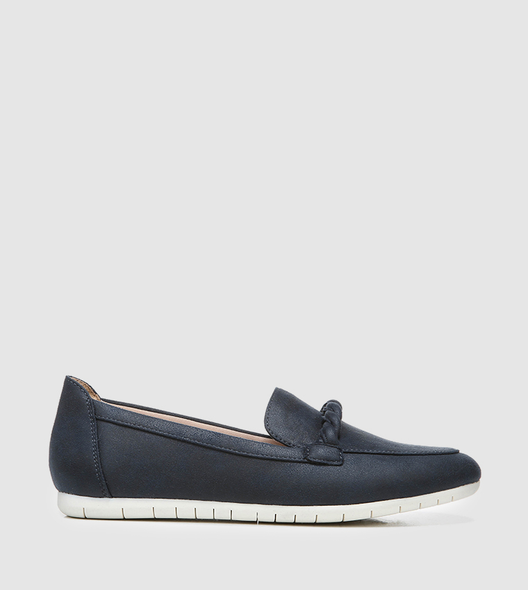 Buy Life Stride DREW Round Toe Loafers In Blue | 6thStreet UAE