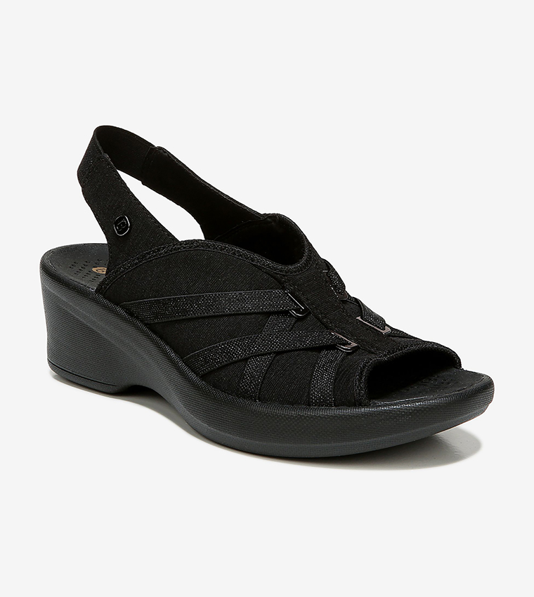 Buy Bzees FIREFLY Slingback Heel Sandals In Black | 6thstreet Oman