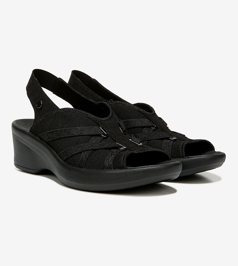 Buy Bzees FIREFLY Slingback Heel Sandals In Black | 6thStreet Oman