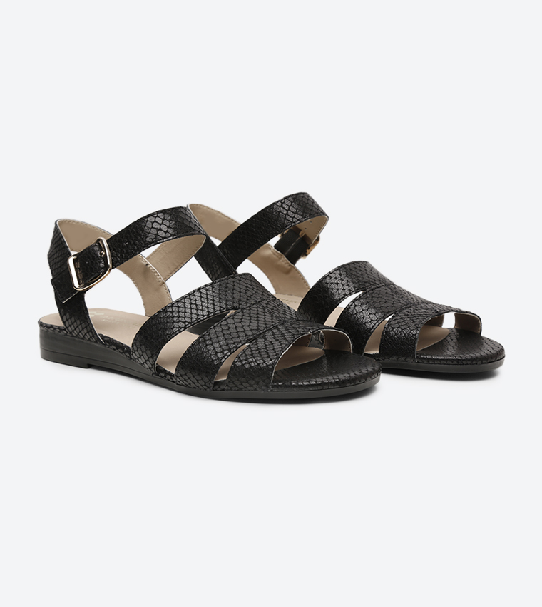 Buy Naturalizer Kaye Sandals Black In Black | 6thStreet Qatar