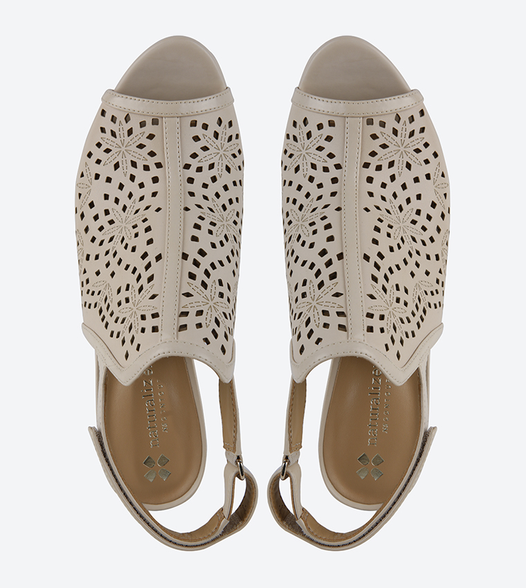 Buy Naturalizer Paige Sandals Ivory In Ivory | 6thStreet UAE