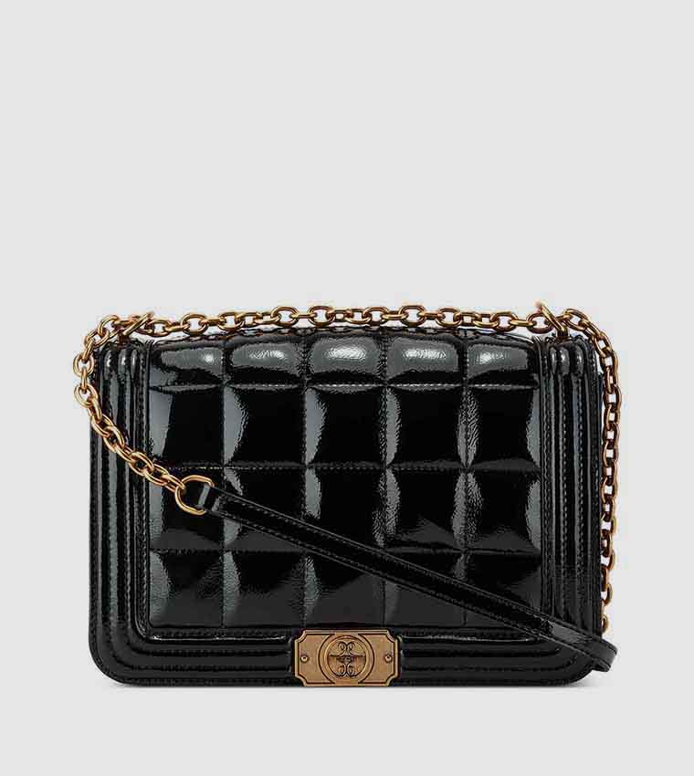 Buy Nine West ADE Quilted Convertible Crossbody Bag In Black ...