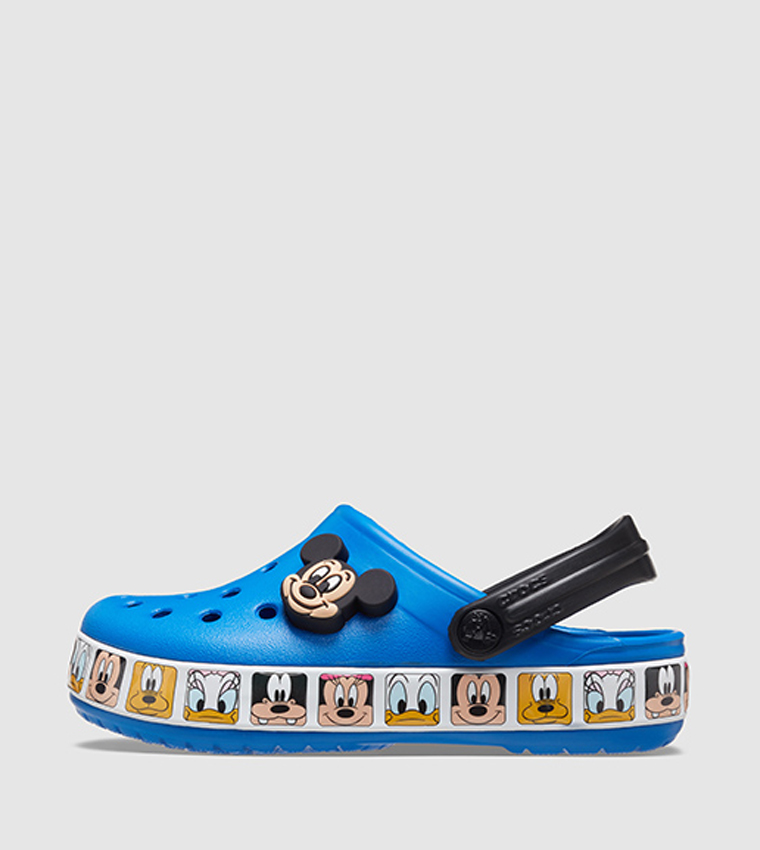 Buy Crocs Toddlers' FunLab Mickey Mouse Band Clog In Blue | 6thStreet UAE