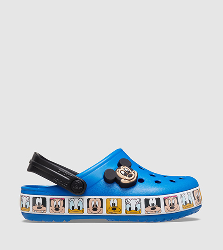 Buy Crocs Toddlers' FunLab Mickey Mouse Band Clog In Blue | 6thStreet UAE