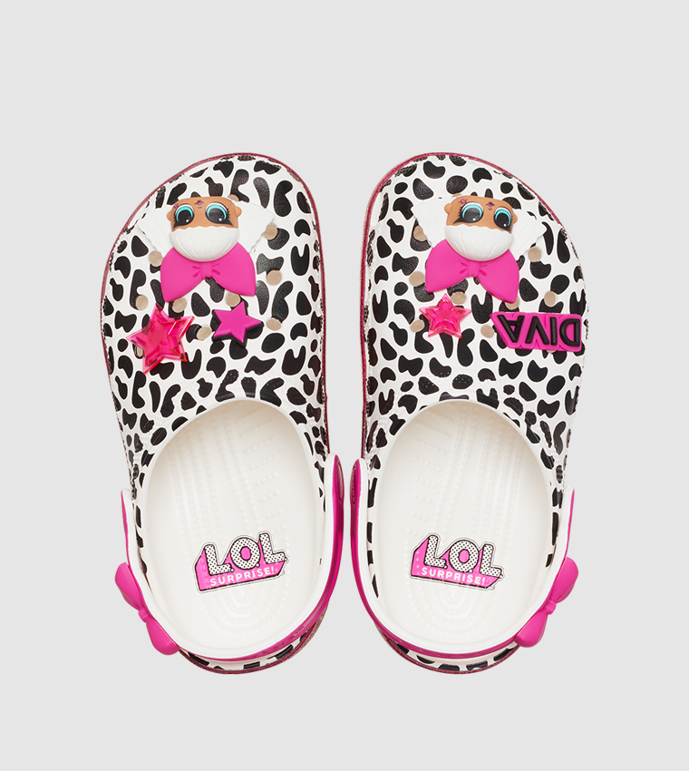 Buy Crocs Kids' LOL Surprise Diva Classic Clog In White | 6thStreet UAE