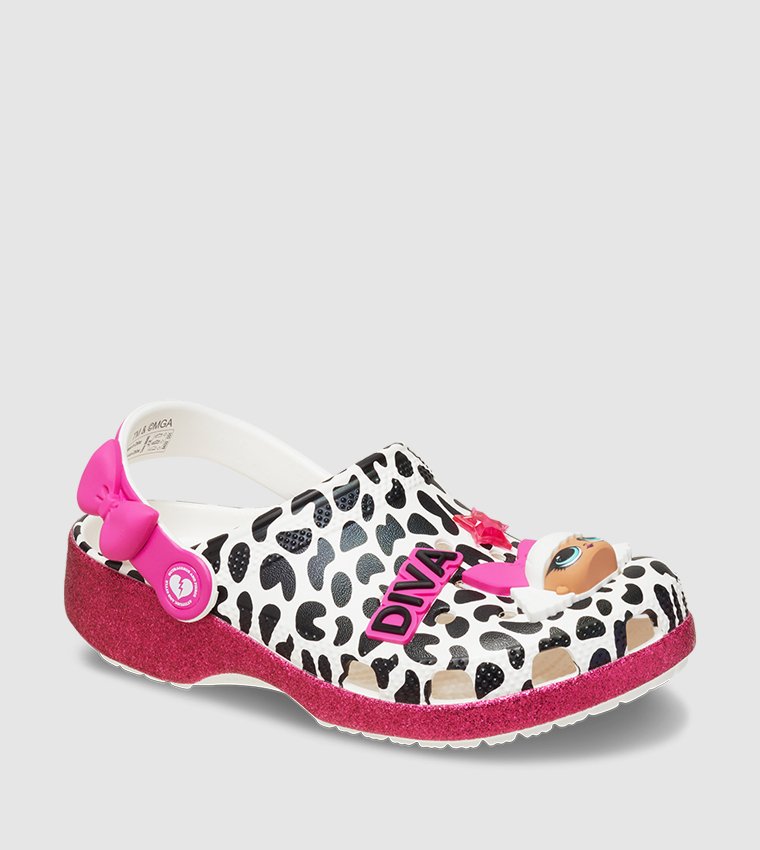 Buy Crocs Kids' LOL Surprise Diva Classic Clog In White | 6thStreet UAE