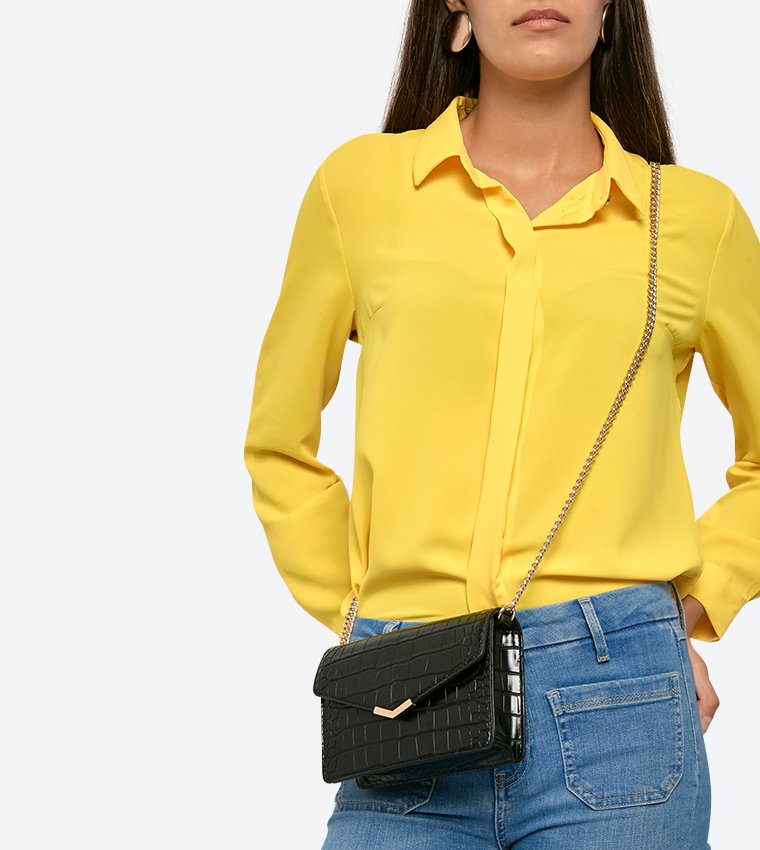 Buy Nine West Arch Nemesis Mini Magnetic Snap Closure Cross Body Bag ...