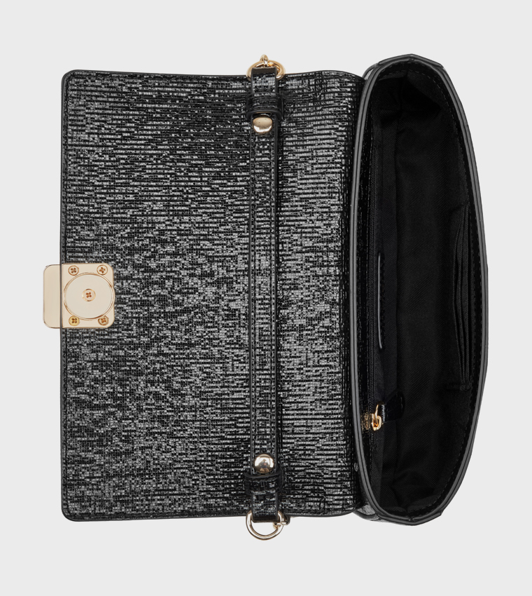 Buy Nine West BLAIS Textured Shoulder Bag In Black | 6thstreet UAE