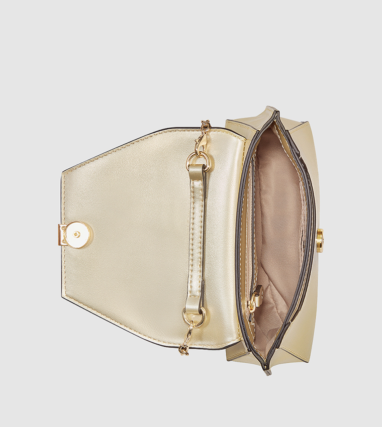 Buy Nine West Ramadan Cross Body Bag Belt Bag Gold In Gold | 6thStreet ...