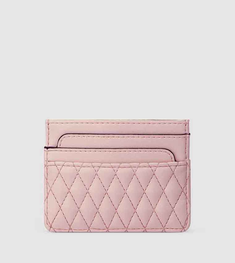 Buy Nine West LINNETTE Quilted Card Case In Pink | 6thStreet UAE