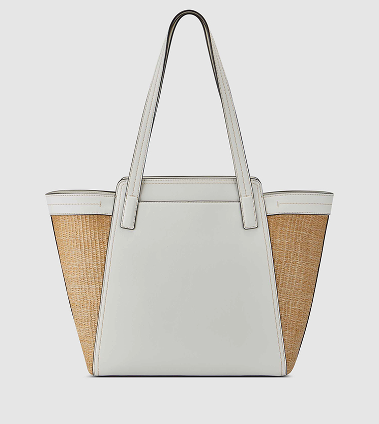 Buy Nine West JENAE Elite Color Block Tote Bag In White | 6thStreet UAE
