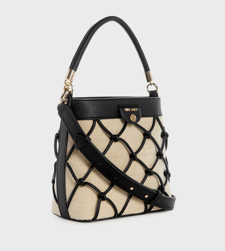Buy Nine West ZAYD Logo Detail Shoulder Bag In Beige | 6thStreet Bahrain