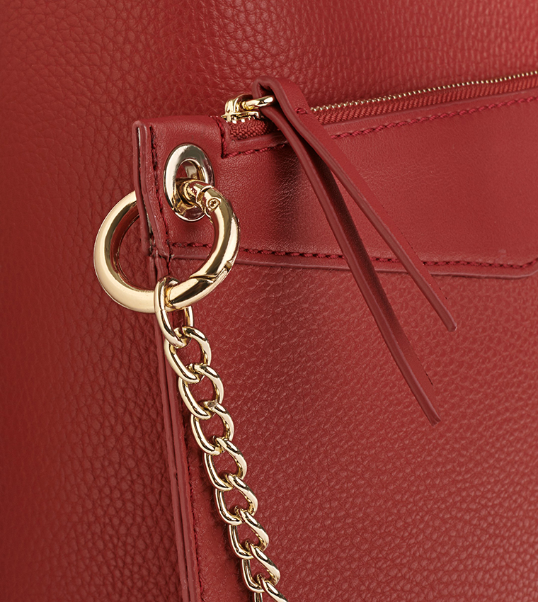 Buy Naturalizer Hamptons Dual Handle Details Tote Bag Red In Red ...